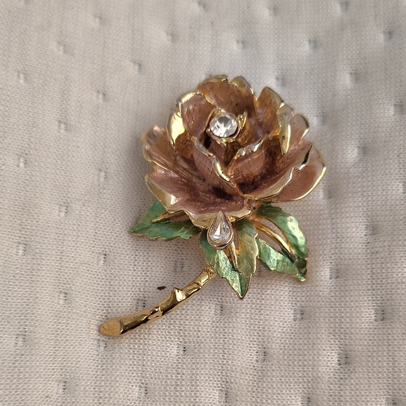 Vintage | Jewelry | Vintage 997 Graziano Englands Rose Pin Princess ...